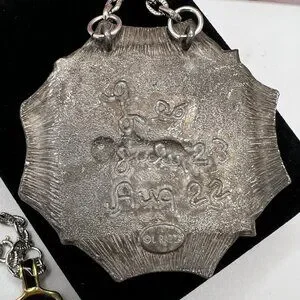 Luca Razza | Jewelry | Luca Razza Leo Zodiac Pewter Plaque 97s Necklace ...